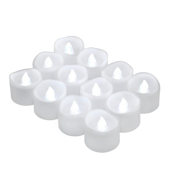 ORIA 煙なしキャンドル 電子蝋燭ライト（ホワイト） 凛々炎12枚セット 幻空間を作ろう点滅機能付き for 誕生日、結婚式、部屋、飾り商品コード：55075427287サイズ：直径：3.7cm、高さ：3.2cmカラー：ホワイト【本物みた...