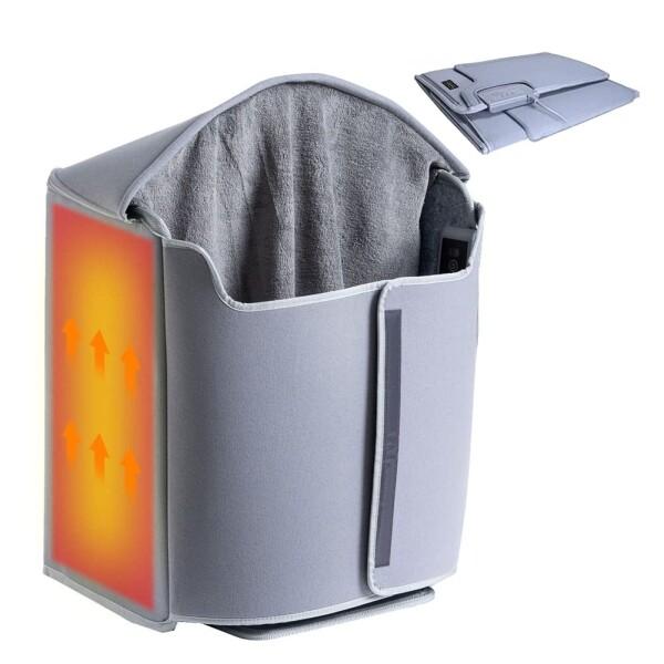 MACOLAUDER デスクヒーター 5階段温度 6種類定時 遠赤外線 パネル ヒーター 足元 六面折り畳み式 30秒快熱 乾燥なし 踏み型 踏み心地良い 暖房器具 過熱保護 省エネ グレー商品コード：55075430013型番：AYK-8...