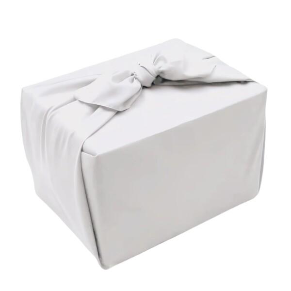 風呂敷 大判 ふろしき furoshiki 冠婚葬祭 110cm 3.5尺 シルク風 無地 ポリエステル おしゃれ エコバッグ 洗濯可 (ホワイト, 110×110cm)商品コード：55075472327型番：HBFLF110サイズ：110...