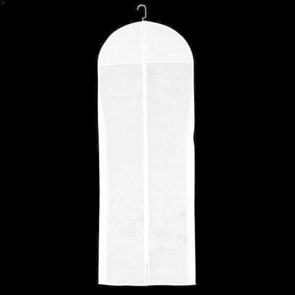 洋服カバー ウエディング ドレスカバー 不織布 衣類カバー 優れた通気性 ほこり 湿気 防ぐ ロング 湿気 ホコリ カビ対策 ロングドレス 保管 収納(150cm,ホワイト)商品コード：55075474357型番：8259952706280...