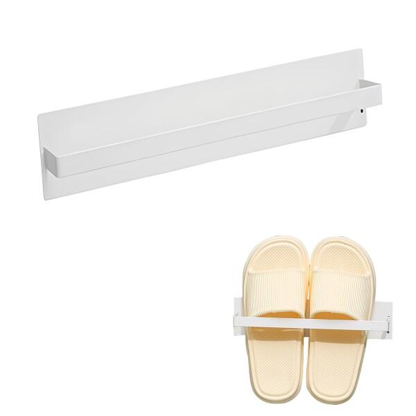 (Coollooda) スリッパラック マグネット 壁掛け シューズラック スリッパホルダー スリッパ収納 穴あけ不要 磁石式 取付簡単 省スペース 室内 玄関 バスルーム 収納 超強力 耐荷重 1足用商品コード：55075474367型番...