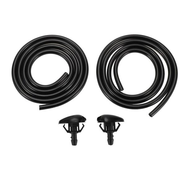 TUCKBOLD ウォッシャーノズル NISSANに対応 フロンティア1998-2004用 ウインドシールド ウォッシャーノズル No.289313S500 フロント ブラック 1メートルフルードホース2本付き 1セット商品コード：5507...