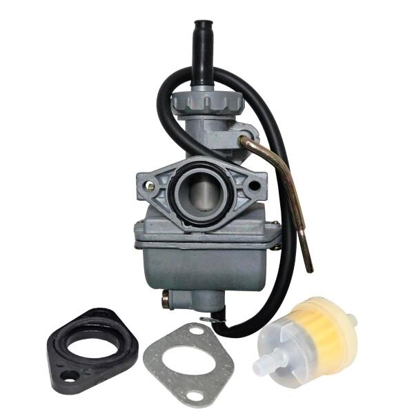 leihuo ユニバーサルPZ20 PC20キャブレター 汎用50cc 70cc 90cc 110cc 125cc (ストレート・ヘッド)商品コード：55076261762型番：F01013ユニバーサルPZ20/PC20キャブレター。キャブ...