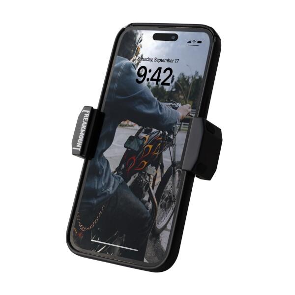 FREAKMOUNT2.0（フリークマウント2.0）超強力マグネット式バイク用スマホホルダー第2世代商品コード：55076262396型番：BILLET-2-0カラー：2.0BLACK・ラバーコーティングされた超強力磁石でタンクに取付・アル...