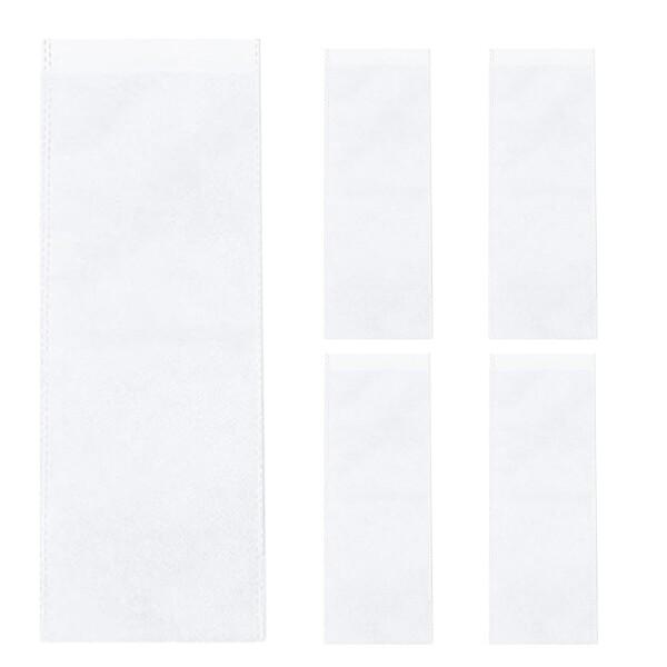 YaoooosF 不織布 保管バッグ バッグ 18.5*85cm 5枚入り 収納 断捨離 カバン ほこりよけ 巾着型 不織布 カバー 平袋 革製品や衣類などの保護 衣類カバー ほこりよけ ラッピング袋 通気 防虫 防湿 防カビ商品コード：5...