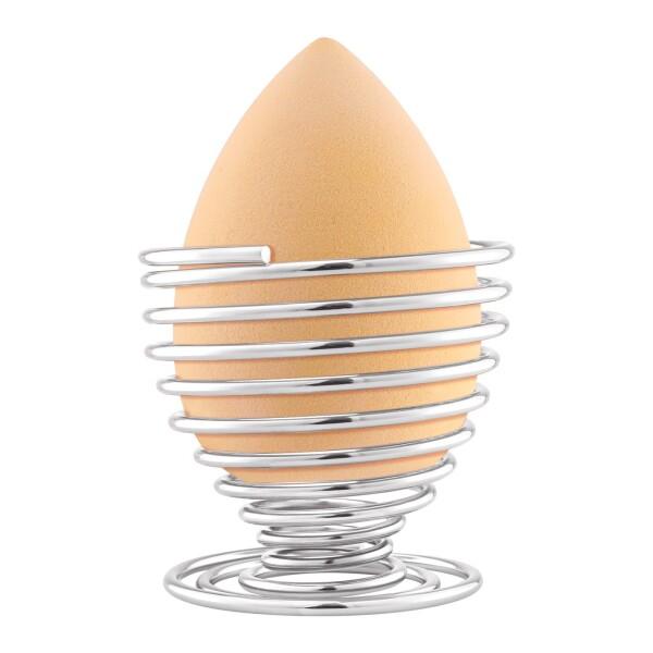 スポンジホルダー パフホルダー Luxspire メイクスポンジスタンド ステンレス製 バネ螺旋型 メイクスポンジパフ専用 メイクアップ道具 立てて収納 化粧道具収納 小型 軽量 錆びない ファッション小物収納 シルバー商品コード：5507...