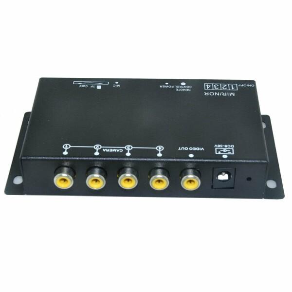 Auto Wayfeng WF? マルチカメラスプリッタ 赤外線コントロール4カメラビデオコントロール車のカメラ画像スイッチコンバイナボックス左の表示のために右の表示フロントリアの駐車のカメラボックス商品コード：55076502830型番：...