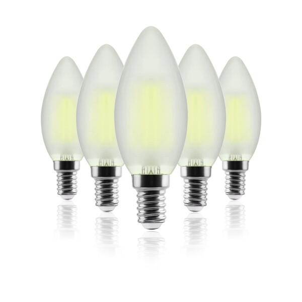 C35 シャンデリア LED エジソン電球 ローソク型 50Ｗ形相当 600lm E14 6W 復古電球 磨りガラスの材質 調光器非対応 6500K 昼光色 シャンデリア 蝋燭型 5個入り商品コード：55076531379型番：F-C350...