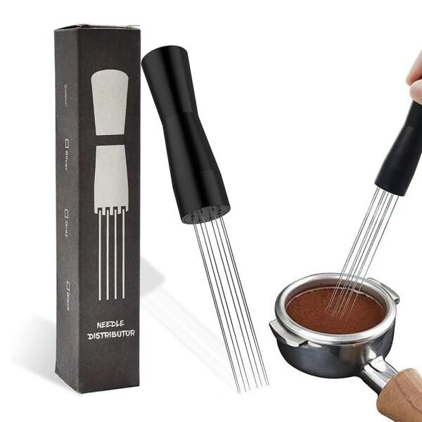 エスプレッソ分散ツールWDT 磁気コーヒースターラー 0.4mm 10 本針 エスプレッソコーヒー撹拌ツール用 (ブラック)商品コード：55076553215型番：neckgeartカラー：ブラック【プレミアムな素材構成】:このエスプレッソ...