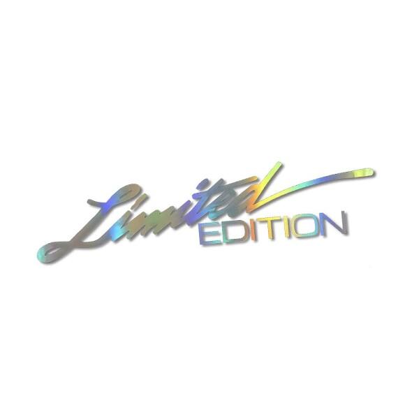 KAIZEL Limited Edition ステッカー 転写式 車 バイク 防水 屋外 対候性 文字 切り抜き おしゃれ キズ隠し スタイリッシュ カーステッカー (Lサイズ 32×8cm, オーロラ)商品コード：55076553370型...