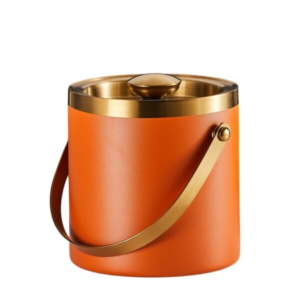 アイスペール 溶けない 二重構造 全ステンレス構造 アイスバケット ステンレス 氷入れ 真空断熱 ハンドルとフタ付 保冷用 2L 3L 大容量 プロ仕様 家庭用 業務用 (2L, C)商品コード：55076562777型番：54511216...