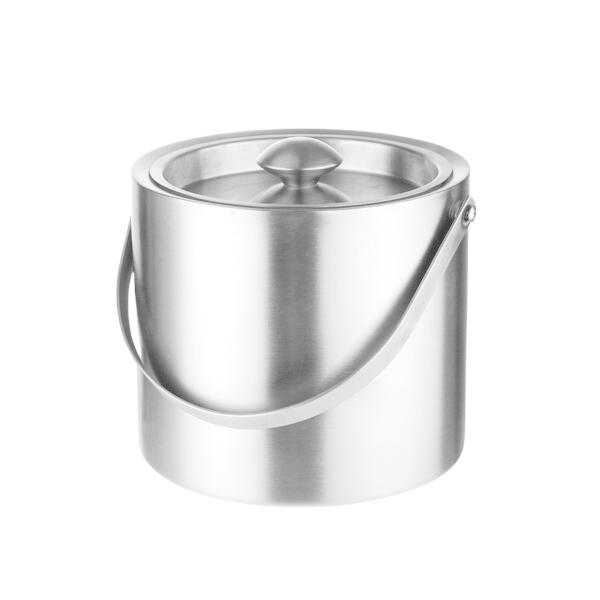 アイスペール 溶けない 二重構造 全ステンレス構造 アイスバケット ステンレス 氷入れ 真空断熱 ハンドルとフタ付 保冷用 2L 3L 大容量 プロ仕様 家庭用 業務用 (3L, F)商品コード：55076578678型番：54511216...