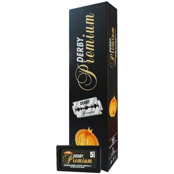 100 "Derby Premium" Double Edge Razor Blades for straight razor商品コード：55076649315型番：DBYBLK"Derby Premium" Double Edge Raz...