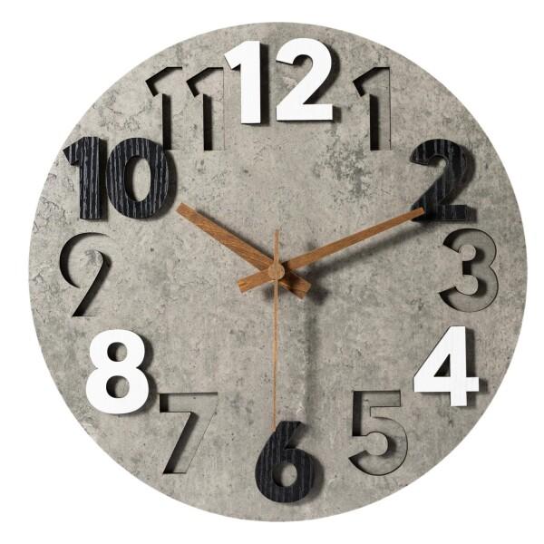 Nbdeal 掛け時計 電波時計 連続秒針 直径31cm 静音 本体/MDF 中密度繊維板 針/木製針 RB-310 ダークグレー商品コード：55076662335型番：Nbdealサイズ：31CM電波カラー：ダークグレーメーカー保証:1年...