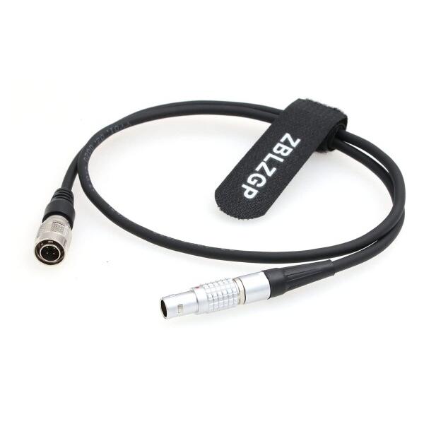 ZBLZGP Hirose 4ピンオス-0B 2ピンオス コイル状電源ケーブル F5/F55 to Teradek Bolt (直線)商品コード：55076717854サイズ：straight cableカラー：ブラックF5/F55のヒロセ...