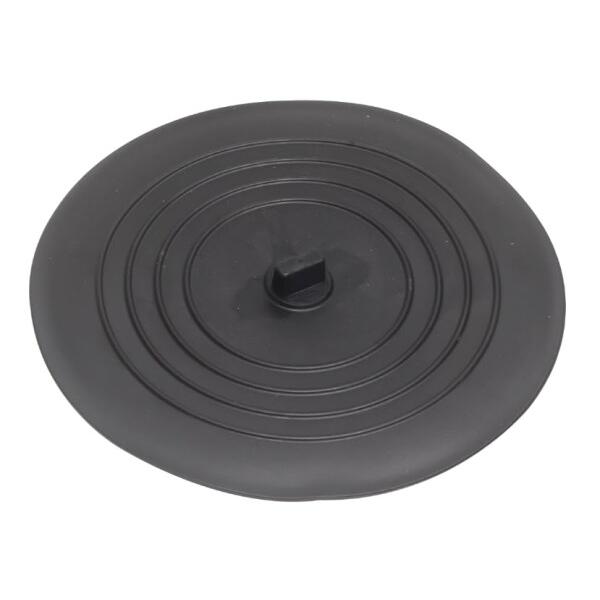 オーディオファン シンク ふた 排水口 15.5cm シリコン製 排水溝 ブラック 止水 浴槽ストッパー 蓋 流し排水用商品コード：55077143230つけ置き洗いなどのときに、流し台シンクの排水溝にすばやく蓋をできます柔軟性があり大口径...