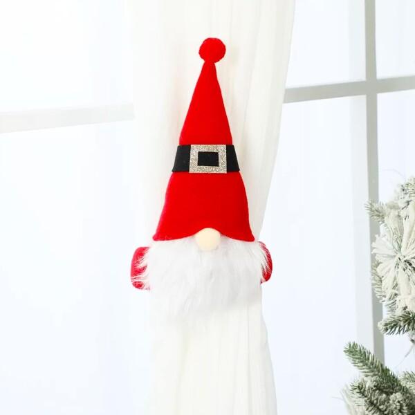 カーテン留め カーテンタッセル カーテン飾り クリスマス・デコレーション おしゃれ かわいい 飾り インテリア グッズ ぬいぐるみ キャラクター プレゼント商品コード：55077212229型番：赤い帽子の老人サイズ：大カラー：色とりどりか...