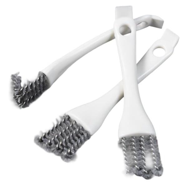 LTG 隙間ブラシ すきまブラシ たわし キッチンブラシ BBQ バーベキュー コンロ洗浄 金網 ステンレス アウトドア キャンプ 7986998 (ホワイト, 3本セット)商品コード：55077214842型番：7986998サイズ：3本...