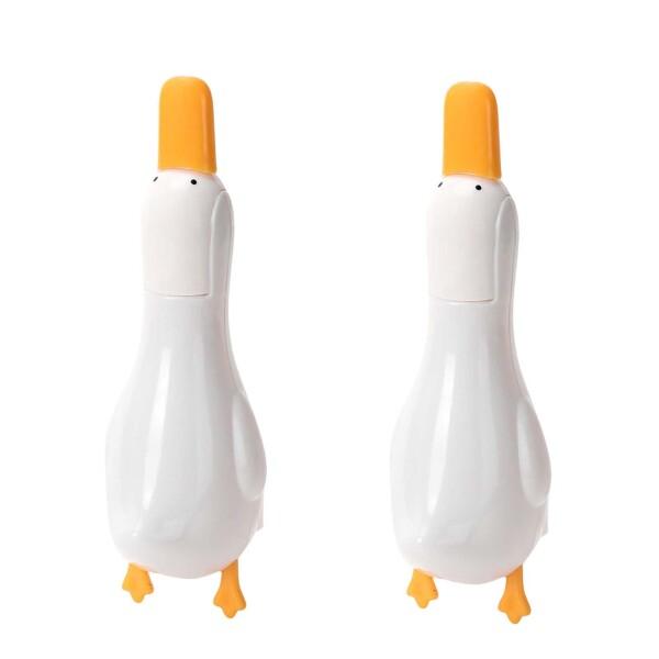 Tibemi 排水溝クリーナー ヘアキャッチャー 2個セット 多機能 アヒル型 浴室掃除グッズ シャワー排水口掃除グッズ ABS素材 省スペース設計 かわいいデザイン ホワイト商品コード：55077214928型番：Cietesカラー：ホワ...