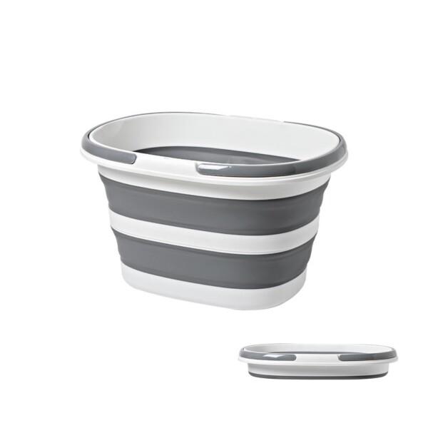 XLRPAT  折りたたみバケツ 大型 28.5L 折りたたみ バケツ多機能 家庭用収納 アウトドア キャンプ 車のトランク収納 洗車 ガーデニング お風呂 靴 足湯 バケツ シマノ バッカン バケツ 折り畳み 持ち運び便利 耐衝撃 耐摩耗...