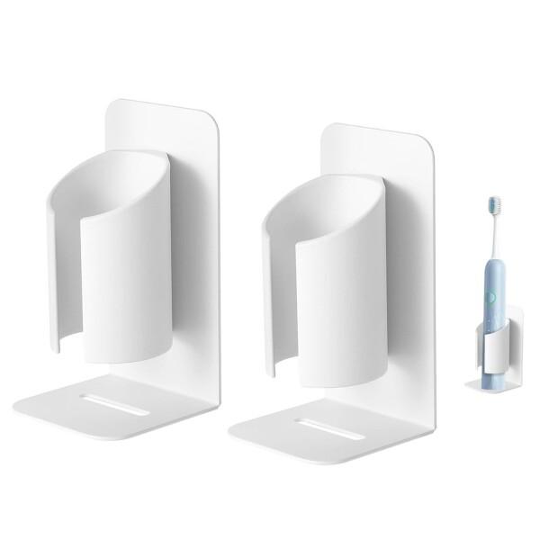 KAIXUANMAN マグネット 歯ブラシホルダー 電動歯ブラシスタンド マグネット 歯ブラシ立て 電動歯ブラシホルダー 多機能 バスルーム 浴室収納 直径35mm以内 2個入り ホワイト商品コード：55077216682型番：KXM-YS...