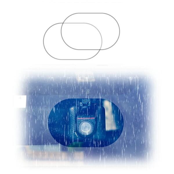 ClearView(クリアビュー) 日本製 2枚セット 親水フィルム 車 リアガラス (ドライブレコーダー) 用 防曇 フィルム 汎用 楕円型 100mm x 135mm商品コード：55077251392型番：F-CA-AF-2S-DASH...