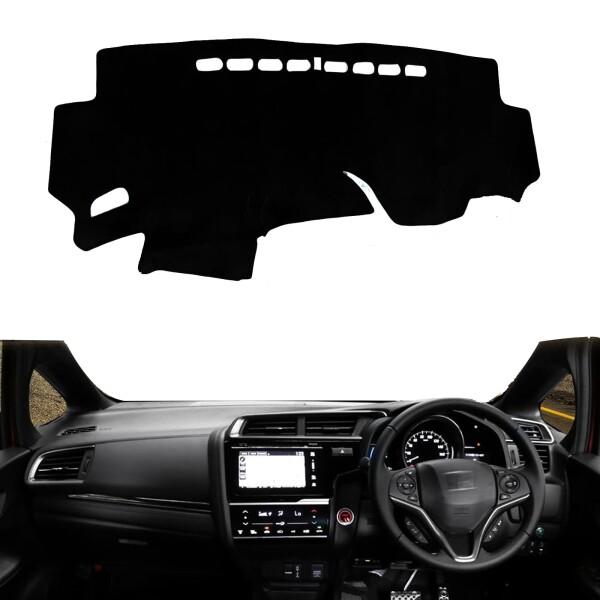 Totinkle ダッシュボードマット ホンダ フィットGK系適用2013年9月〜2020年2月（平成25年2月〜令和2年2月）車種専用設計 ダッシュ保護カバー 日焼け止めマット 耐熱性 耐久性 視界がクリア なスエードの素材 自動車部品 ...