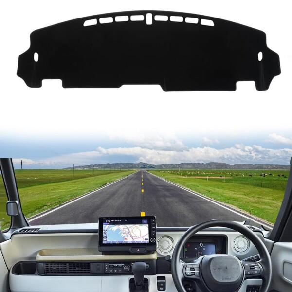 Totinkle ダッシュボードマット、に適しホンダ 新型N-BOX JF5 JF6 2023年10月〜現行 専用設計 ダッシュボード保護マット 日焼け止めマット 耐熱性 耐久性、視認性の高い スエード素材、自動車部品、インテリア、模造シー...