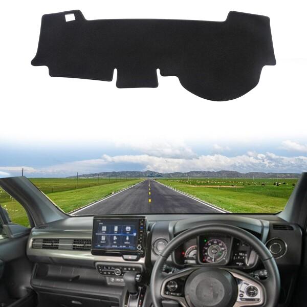 Totinkle ダッシュボードマット ホンダ エヌワゴン 2代目 JH3/JH4に適用する 年式: 2019〜現行 専用設計 ダッシュボード保護マット 日焼け止めマット 耐熱性 耐久性、視認性の高い スエード素材、自動車部品、インテリア、...