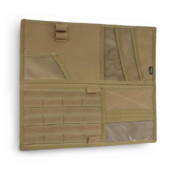 WYNEXトラックバイザーパネル小物入れ ピックアップトラックF150に適している 大型Molleサンバイザー車両戦術サンバイザー収納袋商品コード：55077256745型番：WY-0141K-JPカラー：カーキサイズを大きくし、ピックアッ...