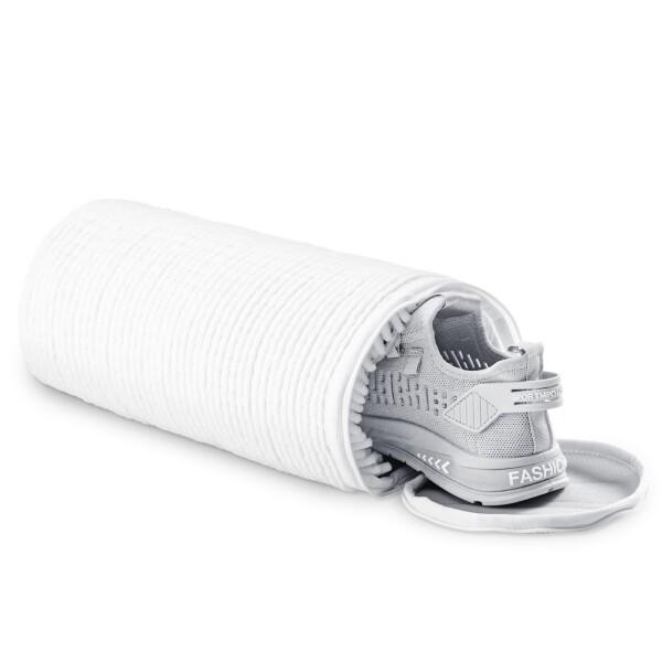 Teletrogy 靴洗濯ネット 靴用洗濯ネット シューズ用 多機能 靴を丸洗い 洗濯袋 耐久性 靴の損傷を防ぐ 型崩れ防止 円筒型 直径18×縦33cm ズックリーンネット 1個 白い商品コード：55077265861型番：GR-BA-0...