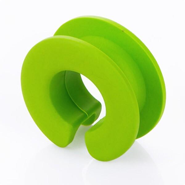 ZooooM 5個セット ハンガー 用 滑り 防止 キャッチャー 風 落下 防止 洗濯 物干し 竿 固定 具 外 干し 便利 生活 カンタン 簡単 ズレ フック 丸 サークル 型 グッズ 自宅 ベランダ （グリーン） ZM-SUBEBOU-...