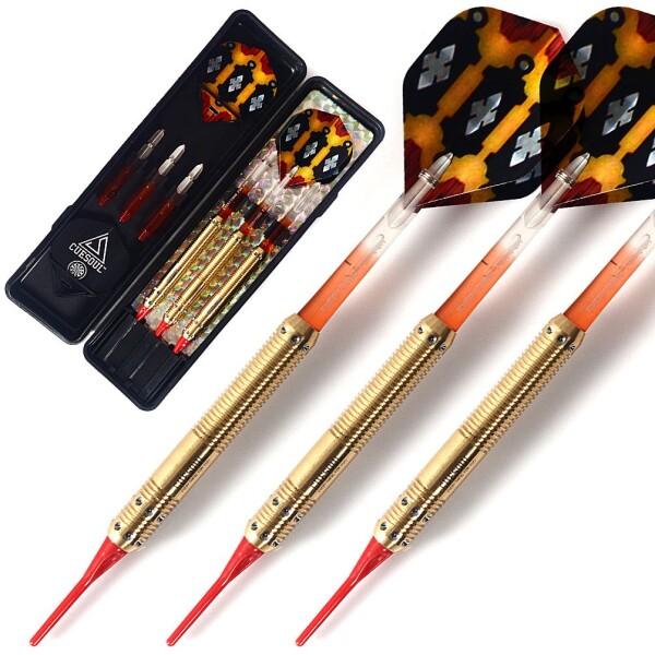 CUESOUL16グラムソフトチップダーツ (STBS075)商品コード：55077473549型番：STBS075カラー：STBS075ソフトチップバレル3本(16g/本)シャフト6本、耐久加工PC素材フライト6枚オリジナルスリムケース1...
