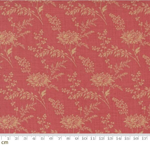 moda 13914-13 花柄 シーチング 生地 手芸用 レッド (生地巾110cm×50cm)商品コード：55077476252型番：moda-13914-13サイズ：生地巾110cm×50cmカラー：レッドシリーズ名:Bonheur ...