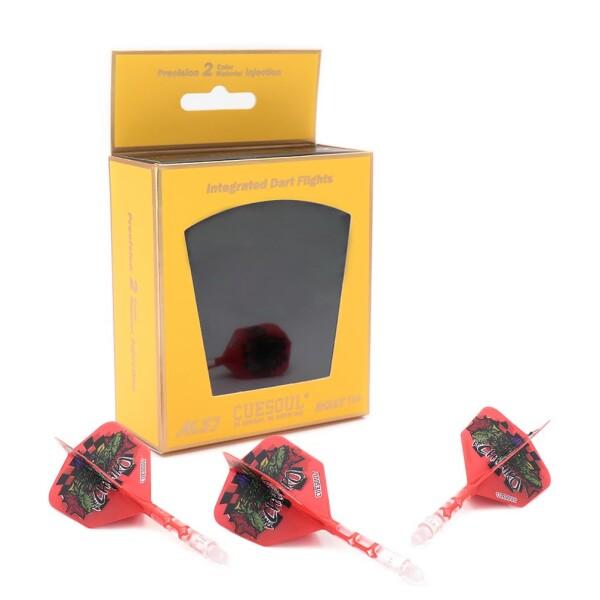 CUESOUL AK57 T19 ダーツ フライト 一体型 田中千尋モデル ビッグウイングシェイプ シリーズ 3本セット(CS-AK572M-TZQX)商品コード：55077476304型番：CS-AK572M-TZQXカラー：田中千尋モデ...