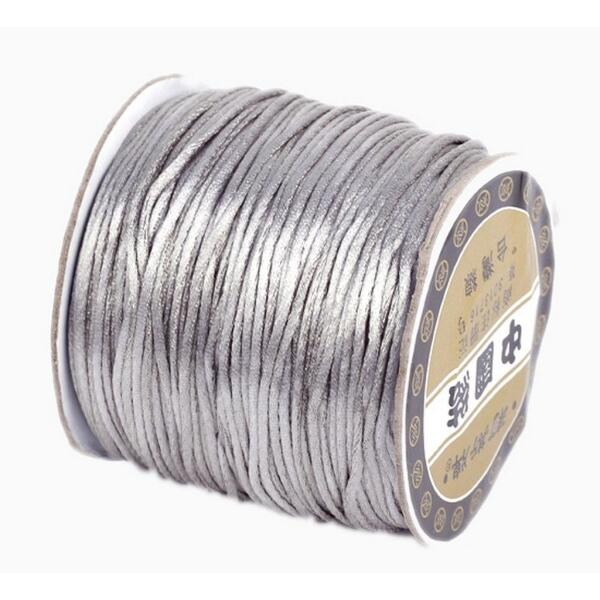 (ビグッド)Bigood 1.5mm*70m ナイロンロープ 手編みブレスレットや中国結び用ロープ 糸 紐 手芸 ナイロンコード DIY手作り材料 アジアン結び（シルバー）商品コード：55077478829型番：BIG-20150509-0...