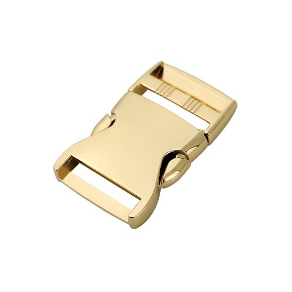 (FUSSED) 1個 サイドリリースバックル メタルバックル 首輪/バックパック/ベルト アクセサリー (2.5cm, ゴールド)商品コード：55077478842型番：Mサイズ：2.5cmカラー：ゴールド【ハンドメイド用のバックル】 手...