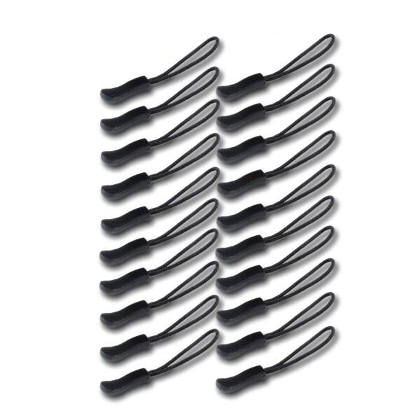 DYZD 丈夫なジッパープル ジッパータブ ジッパータグ コードプル ファスナーエクステンション リュックサック ジャケット 荷物 ハンドバッグ用 20PCS ブラック商品コード：55077479634型番：JP-NA8031-20P-Bl...