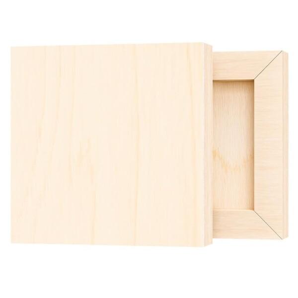 HANSILK フレーム ポスターフレーム キャンバスボード アクリルフレー 木製 キャンバス 画材 油絵 絵画用 木製 パネル ミニキャンバス 長方形 セット 張りキャンバス シナベニヤパネル 画板 F0（18x14cm）-1枚 A5（2...