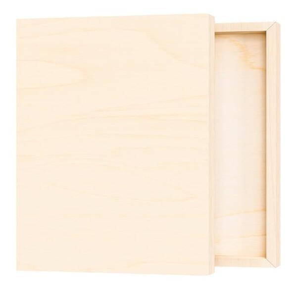 HANSILK フレーム ポスターフレーム キャンバスボード アクリルフレー 木製 キャンバス 画材 油絵 絵画用 木製 パネル ミニキャンバス 長方形 セット 張りキャンバス シナベニヤパネル 画板 F0（18x14cm）-1枚 SM（2...