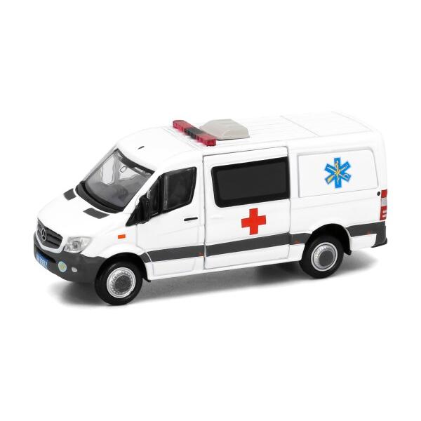 Tiny City 1/64 ミニカー TW29 メルセデスベンツ スプリンター FL 台灣陸軍救急車 ダイキャストミニカー商品コード：55077486510型番：ATCTW64047スケール:1/64