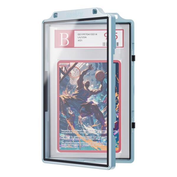 Sanseking 55PT BGS標準カード磁気カードカートリッジレシーバーカードカートリッジマットメタルフレームUVシールドカードカートリッジボールカードに適しています (青い)商品コード：55077486913型番：BGS-55PTサ...