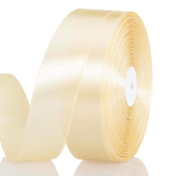 Bicoozz サテンリボン ベージュ 幅25mm 縦100ヤード 約91m 大容量 ギフトラッピング用 リボン ちょう結び 包装 贈り物 プレゼント用 アクセサリー商品コード：55077487245型番：Ribbon-2-5cm-91M-...
