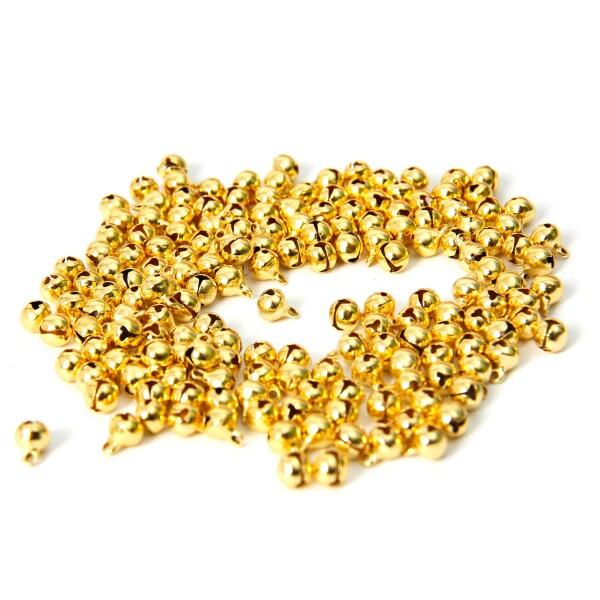 Increased Fire 鈴 ベル 手芸 6mm 150個入り 金鈴 手作り 材料 素材 パーツ DIY 手芸 ハンドメイド材料 クリスマス 小物 ハンドメイド ゴールド商品コード：55077488940型番：LIAO-90サイズ：6m...
