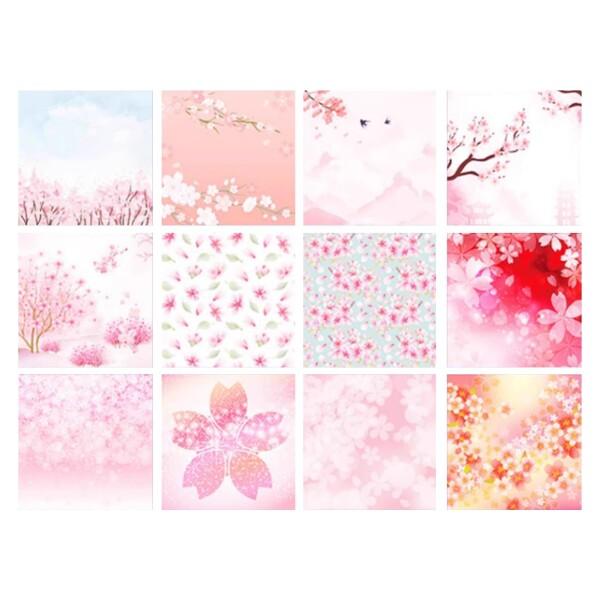 YUWENW 両面印刷 折り紙 100枚入り おもしろい 正方形 カラー ハンドペーパ 両面 かわいい 桜 柄 折りたたみ紙 DIY 手作り ペーパーアート ざいりょう 趣味 子ども レクリエーション 手工芸品商品コード：550774894...