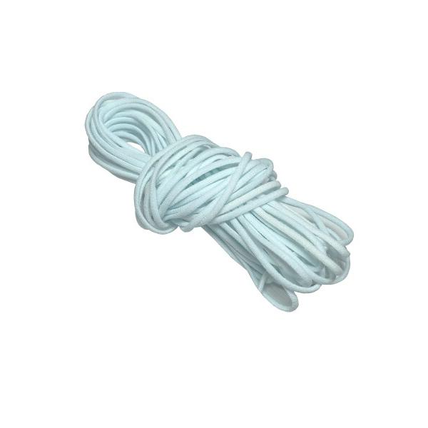 ABAN問屋 マスクゴム カラー 幅3mm 長さ10m 選べる11色 ソフトタイプ (ペールブルー)商品コード：55077493171型番：570-NS3Bカラー：ペールブルー選べる11色のソフトマスクゴムです♪自作マスクのゴムに♪伸びてし...