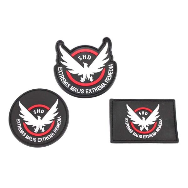 Olive-G The Divison SHD 着脱式 ベルクロワッペン 3点セット商品コード：55077494130The Divisonのエンブレム風ベルクロワッペン、お得な3点セットです。マジックテープが付いているので簡単に取り付けて...