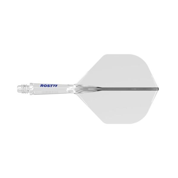 CUESOUL ROST 77 透明性 一体型フライト スタンダード 3本セット クリア フライト ブルーロゴ Sサイズ(CS-77-XB11T3-S)商品コード：55077554657型番：CS-77-XB11T3-Sサイズ：Sカラー：ク...