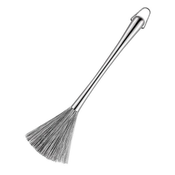 Desirable ステンレス製 ささら ササラ 中華鍋 フライパン 焦げ取り こげ落とし 柄付き フック付き (全長31cm)商品コード：55077557653型番：D-1398サイズ：全長31cmカラー：シルバー【耐久性がすごい】オール...