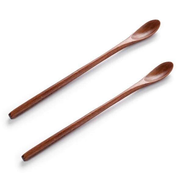 DFsucces 木製 マドラー ロング スプーン アイス 攪拌スプーン 全長20cm バー カクテル コーヒー作り 業務用 家庭用 (2)商品コード：55077563170型番：GYT765サイズ：20cmカラー：木製【内容】2本セット;...
